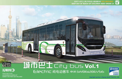 Sabre 72A03 Citybus Volume 1 - Electric Shenwo SWB6128EV56