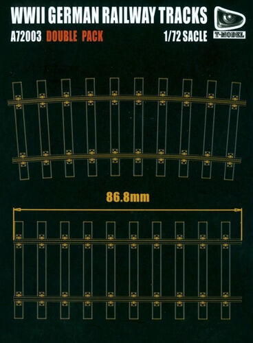 T-Model A72003 German Railway Tracks (Double Pack)