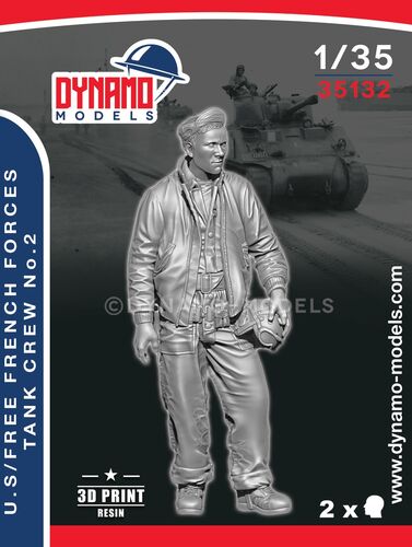 Dynamo-Models 35132 U.S/Free French Forces Tank Crew No.2