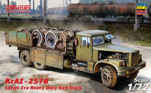 Armory Models Group 72451 KrAZ-257B - Soviet Era Heavy Duty 6x4 Truck