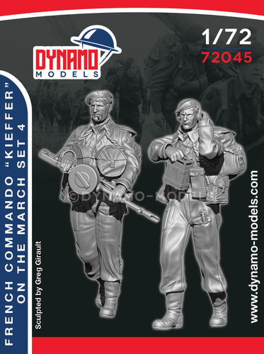 Dynamo-Models 72045 French Commando 'Kieffer' On The March Set 4
