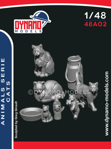 Dynamo-Models 48A02 Animals Serie - Cats