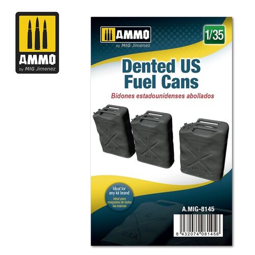AMMO of Mig Jimenez 8145 Dented US Fuel Cans
