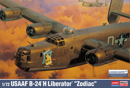 Academy 12584 Consolidated B-24 H Liberator - Zodiac Decals
