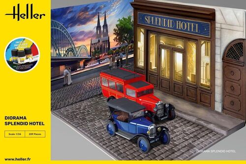Heller 52330 Diorama Splendid Hotel - Starter Kit