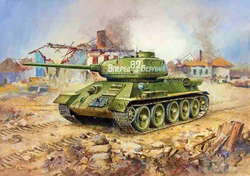 Zvezda 6160 Soviet Tank T-34/85