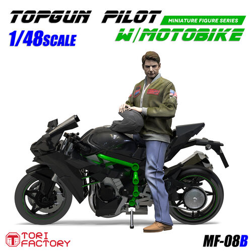 Tori Factory MF-08B Top Gun Pilot with Motorbike