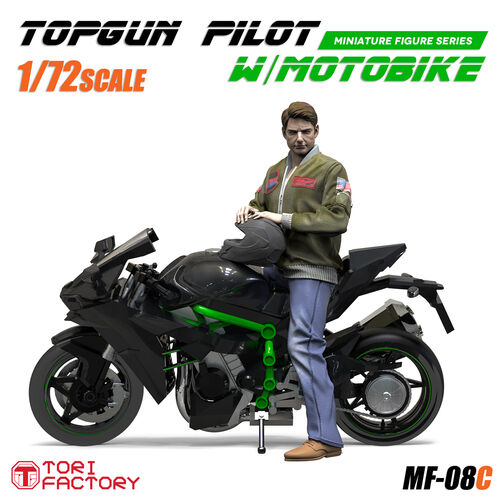Tori Factory MF-08C Top Gun Pilot with Motorbike