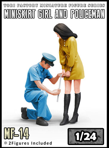 Tori Factory MF-14 Miniskirt Girl and Policeman (2 Figures)