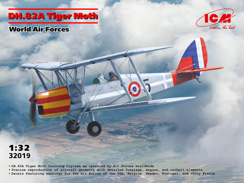 ICM 32019 DH.82A Tiger Moth World Air Forces