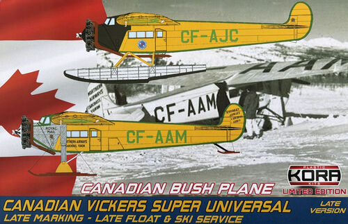 Kora Models KPK72207 Canadian Vickers Super Universal CF-AJC - Late Version