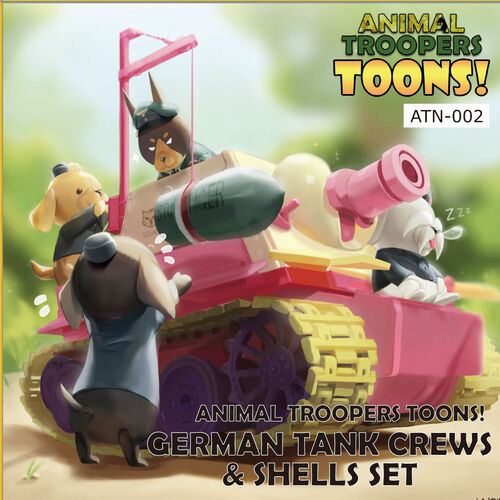 Tori Factory ATN-002 "TOONS!" WWII Sturm Tiger Doggy Crews Set