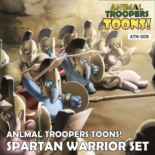 Tori Factory ATN-009 "TOONS!" Spartan Elephant Worrior set