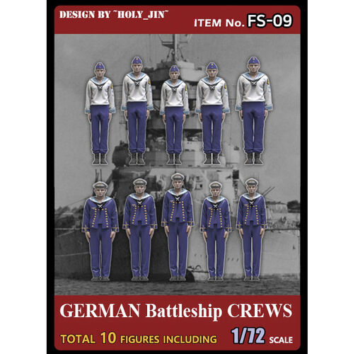 Tori Factory FS-09 German Battleship Crew (10 Figures)