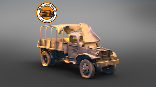 IDAP Technology PMI0680A Chevrolet G7107 With Tarpaulin Destroyed