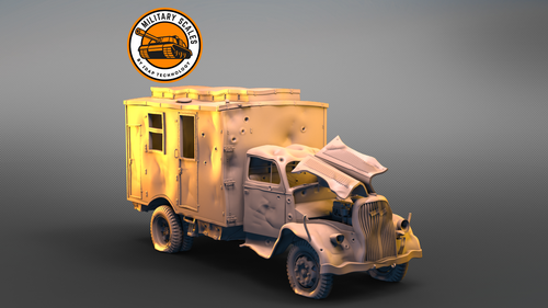 IDAP Technology PMI0675B Opel Blitz 4x2 Ambulance Destroyed