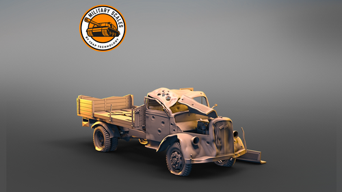 IDAP Technology PMI0676B Opel Blitz 4x4 Destroyed
