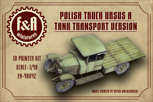 F&A Miniatures 48042 Polish Truck Ursus A Tank Transport Version
