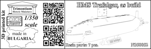 OKB Grigorov N350052 HMS Trafalgar, As Build
