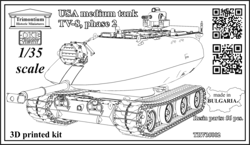 OKB Grigorov TRV35002 USA Medium Tank TV-8, Phase 2