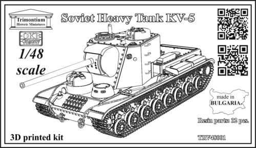 OKB Grigorov TRV48001 Soviet Heavy Tank KV-5