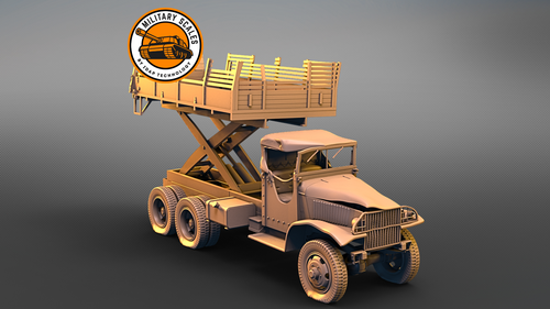 IDAP Technology PMI0663A GMC CCKW 353 6x6 Lifter Destroyed Soft Top