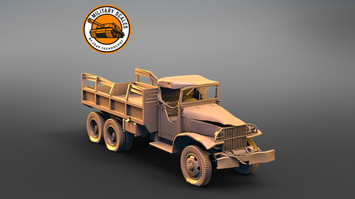 IDAP Technology PMI0648A GMC CCKW 353 6x6 Destroyed Soft Top