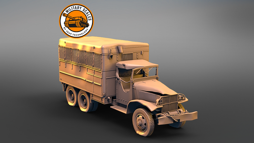 IDAP Technology PMI0649C GMC CCKW 353 6x6 Workshop Destroyed Soft Top