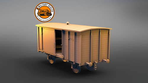IDAP Technology PMI0641B 18-20-Ton Boxcar 'Teplushka'
