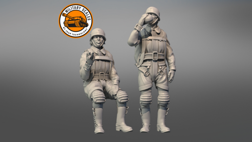 IDAP Technology PMI0618D German Paratroopers Of WWII - Fallschirmjäger #1