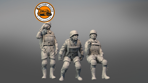 IDAP Technology PMI0620B German Paratroopers Of WWII - Fallschirmjäger #3