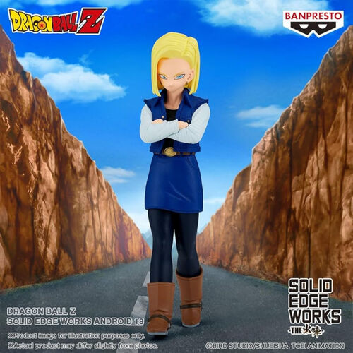 Bandai BP89639 Dragon Ball Z Solid Edge Works - Android 18