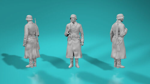 EMP3D 99200188-35 Niemiecki policjant 2WŚ - z psem - Wersja 1 (2 figurki)