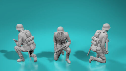 EMP3D 99200196-48 Niemiecki artylerzysta PaK38 - Wersja 3 (1 figurka)
