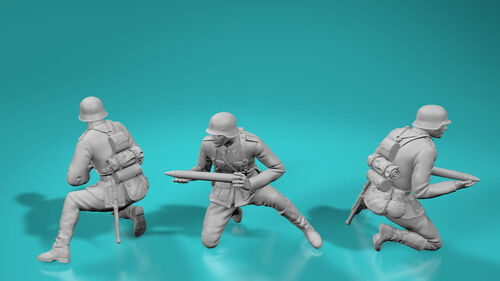 EMP3D 99200197-72 Niemiecki artylerzysta PaK38 - Wersja 4 (1 figurka)
