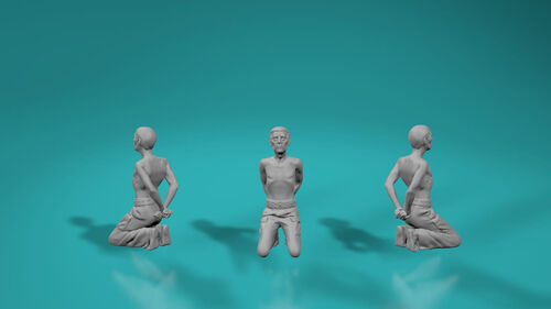 EMP3D 99201139-72 Amerykański żołnierz - 2WŚ - Jeniec (1 figurka)