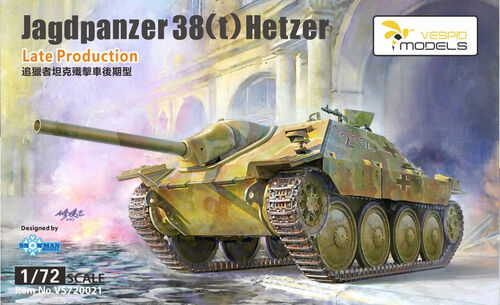 Vespid Models 720021 Jagdpanzer 38(t) Hetzer - Late Production