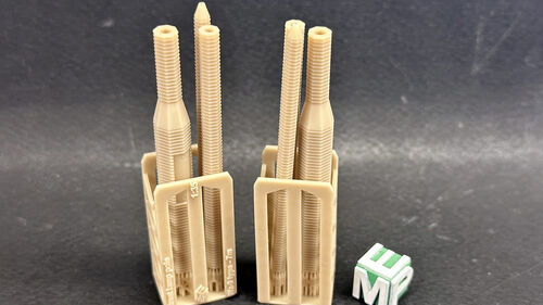 EMP3D 72120527 Słup betonowy żebrowany 7 m - 1 zestaw (3D-Printed)