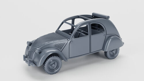 EMP3D 72011340 Citroen 2CV - zwinięty dach (3D-Printed)