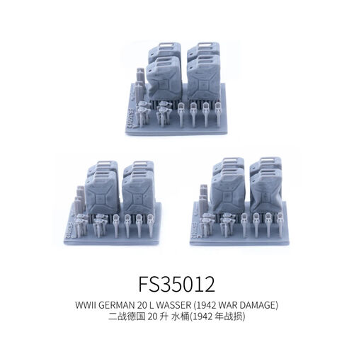Galaxy-Model FS35012 German WWII 20l Jerrycan - 1942 War Damage