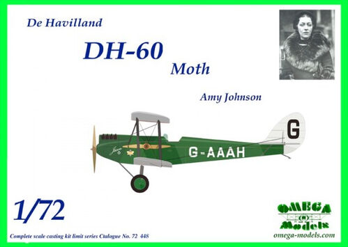 Omega Models 72448 De Havilland DH-60 G - Amy Johnson Second Plane