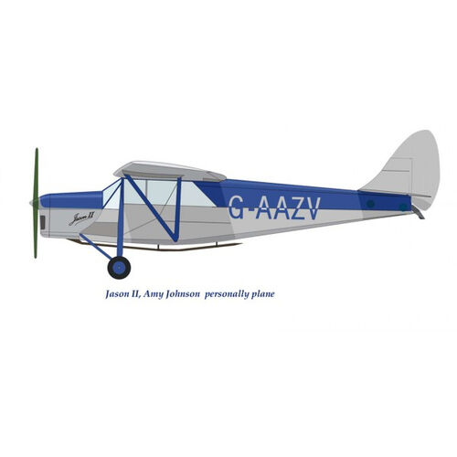 Omega Models 72450 de Havilland DH-80 A - "Jason II" Amy Johnson Plane