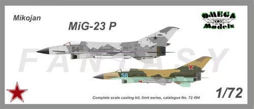 Omega Models 72494 Mikoyan-Gurevich Mig-23 P (Phantasy)