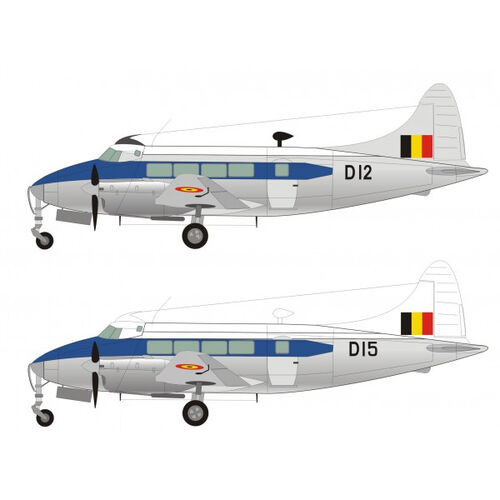 Omega Models 72495 de Havilland DH-104 Dove (Belgium - Sabena)