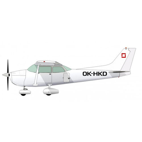 Omega Models 72546 Cessna 172 - Czech Civil Service