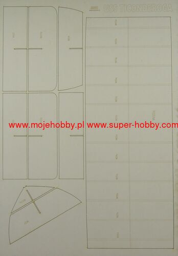 Answer ANG-02-2016-02-SZK04 USS Ticonderoga - Laser Cut Frames