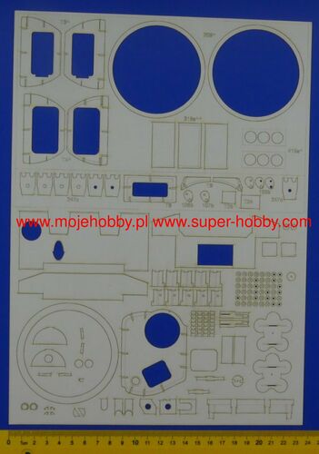 Haliński MM-1-2-2009-ac M4A4 Sherman VC Firefly - American Medium Tank (Laser Cut Frames) (Z Elementami Gąsienic)