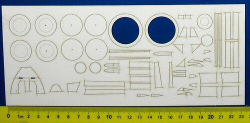 Haliński KA-2-2013-ac Focke-Wulf Fw 190A-4 - German Fighter (Laser Cut Frames)