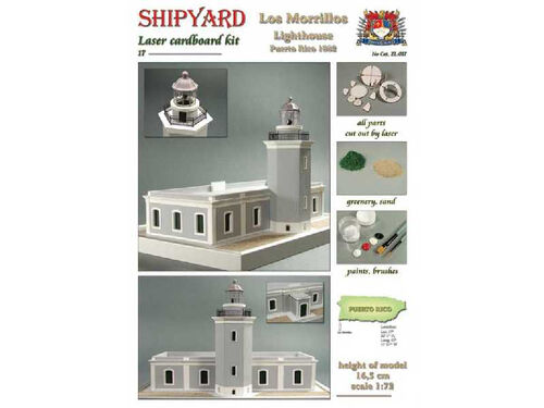 DISCONTINUED ShipYard ZL017-2 Los Morillos - Puerto Rico Lighthouse (Old Version)