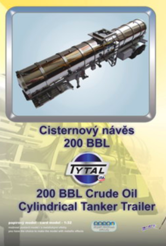 Z-Art 35 Tytal 200 BBL Oil Crude Oil Cistern Tanker